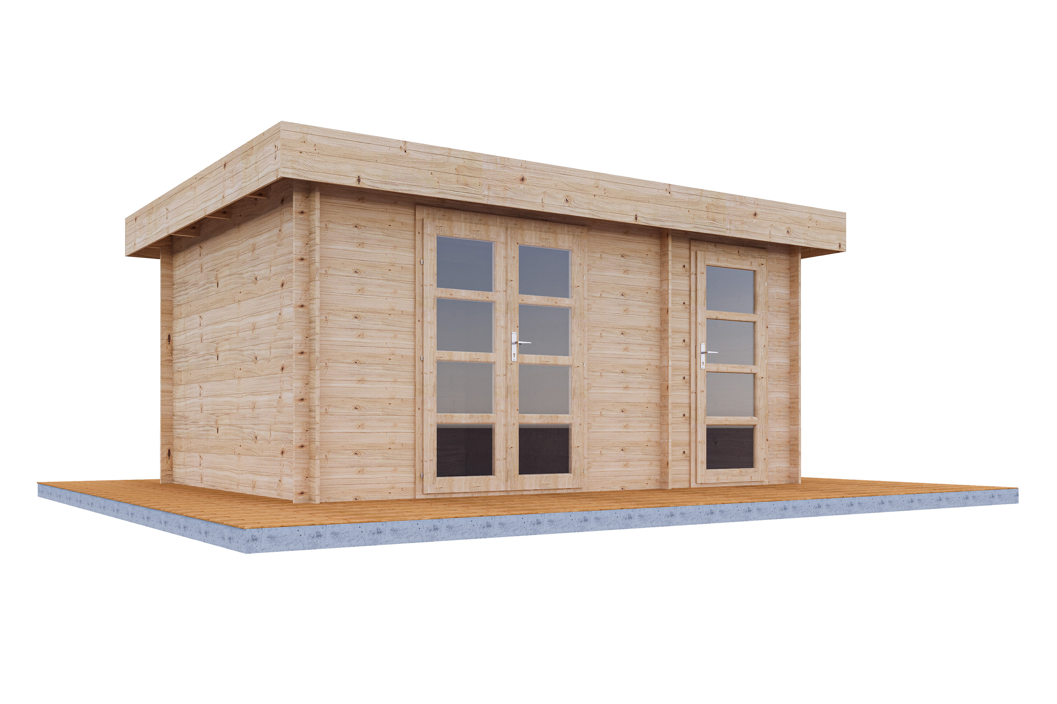 Gerlis 4530 28 mit Fußboden | Finnhaus Wolff